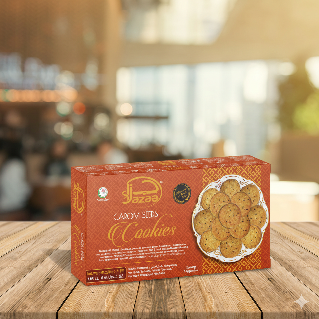 Buy Jazaa Carom Seed Cookies 200gm - Ajwain Biscuits Pakistan – Jazaa ...