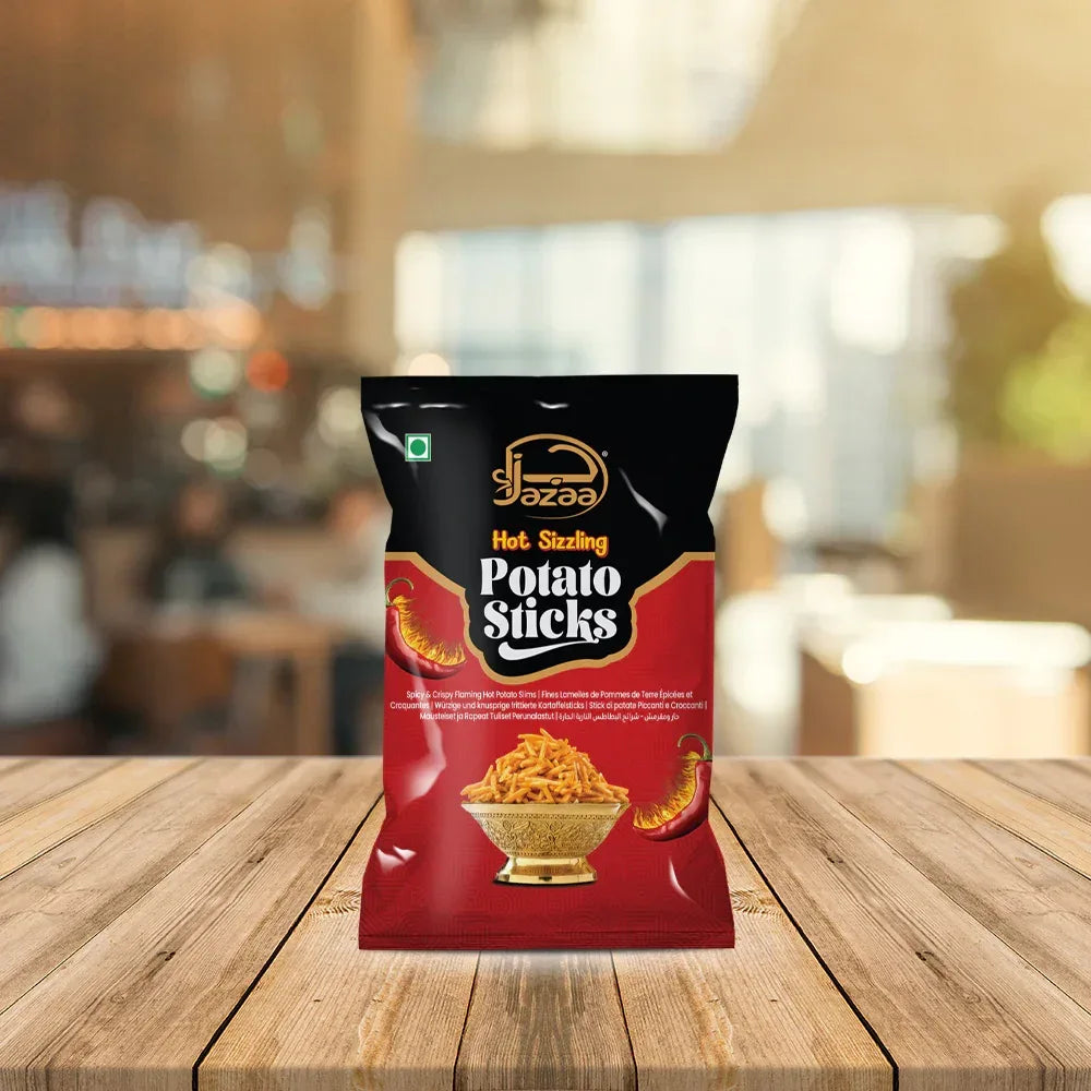 Buy Jazaa Potato Sticks 180gm - Spicy Potato Sticks Chips – Jazaa ...